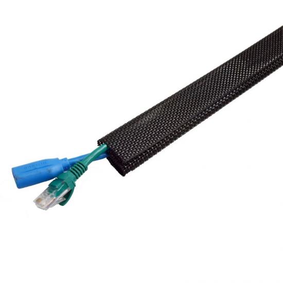 Flat Braided Wrap Around Sleeving Manufacturers,Cable Management Solutions